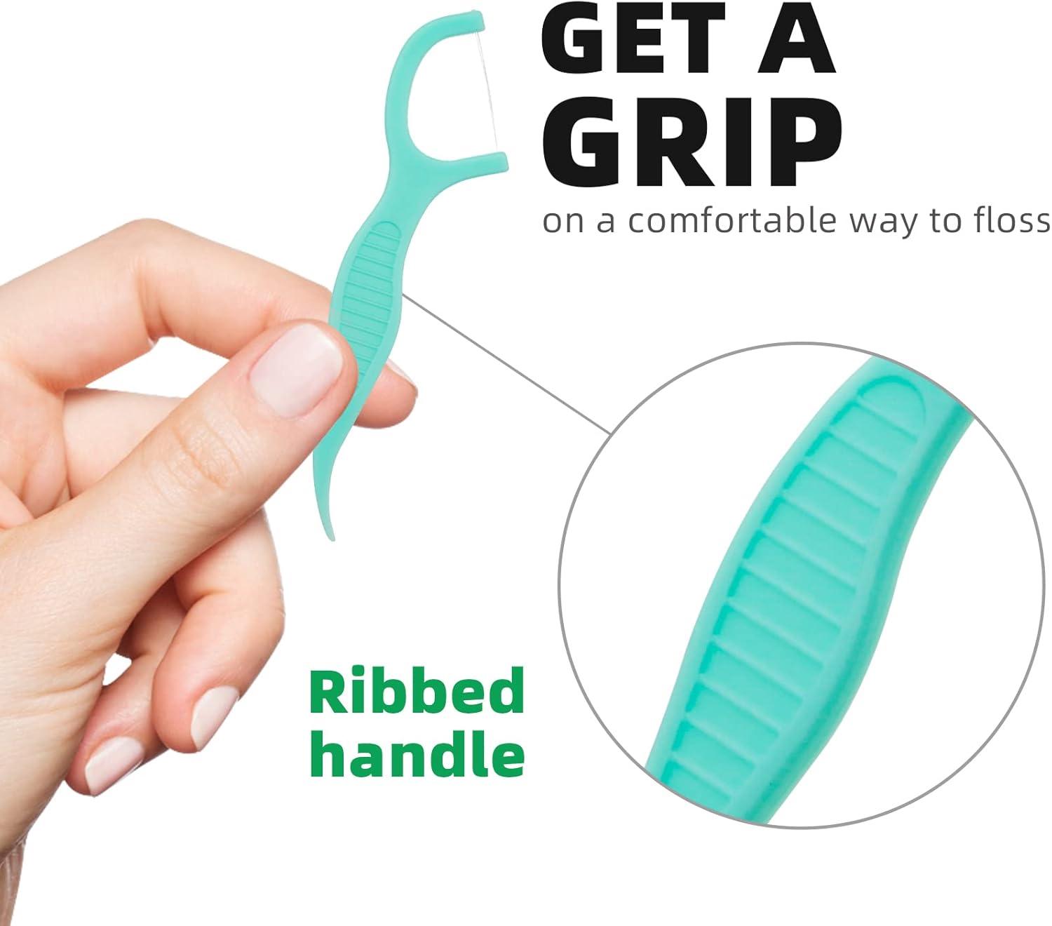 Professional Clean Flossers - Extra Strong Flosser Picks Fresh Mint 100 ...