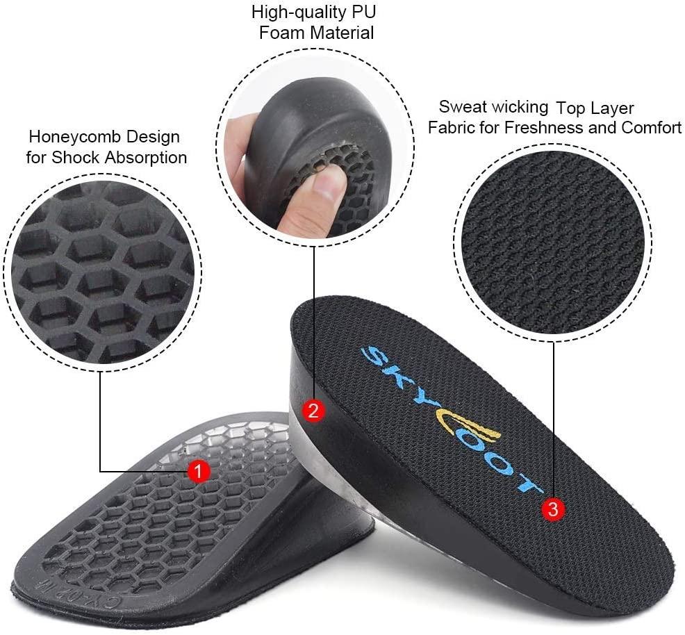Skyfoot Height Increase Insole Gel Lift Inserts for Men and Women ...