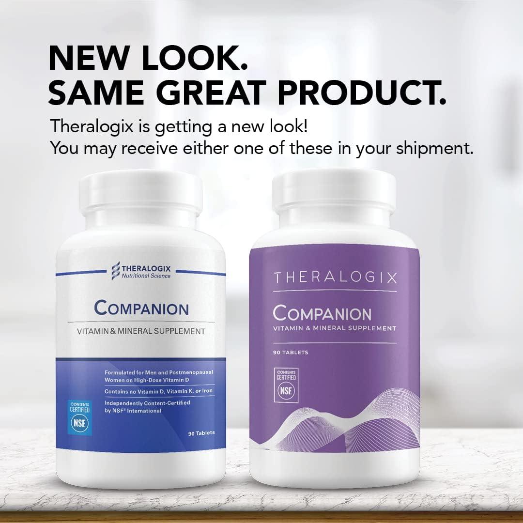 Companion Daily Multivitamin Supplement for Men & Women 50+ | Iron-Free ...