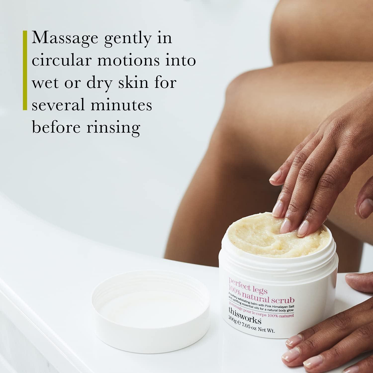 This Works Perfect Legs Natural Body Scrub 200g - Exfoliating Pink ...
