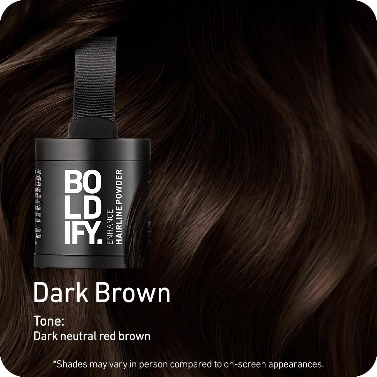 BOLDIFY Hairline Powder - LARGER 10g Bottle - Root Touch Up Powder ...