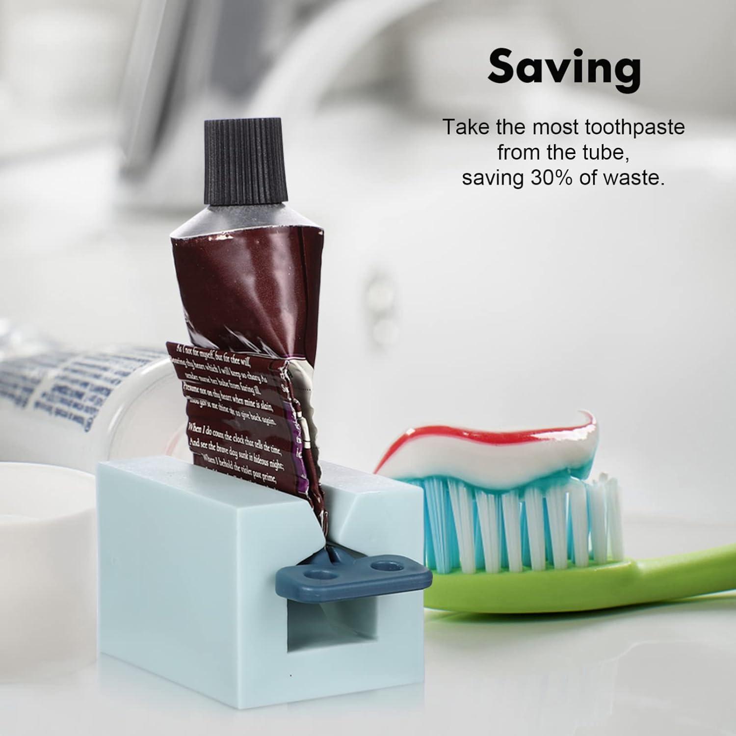 Healifty Toothpaste Squeezer Pack of 6 - Bathroom Organizer Stand for ...