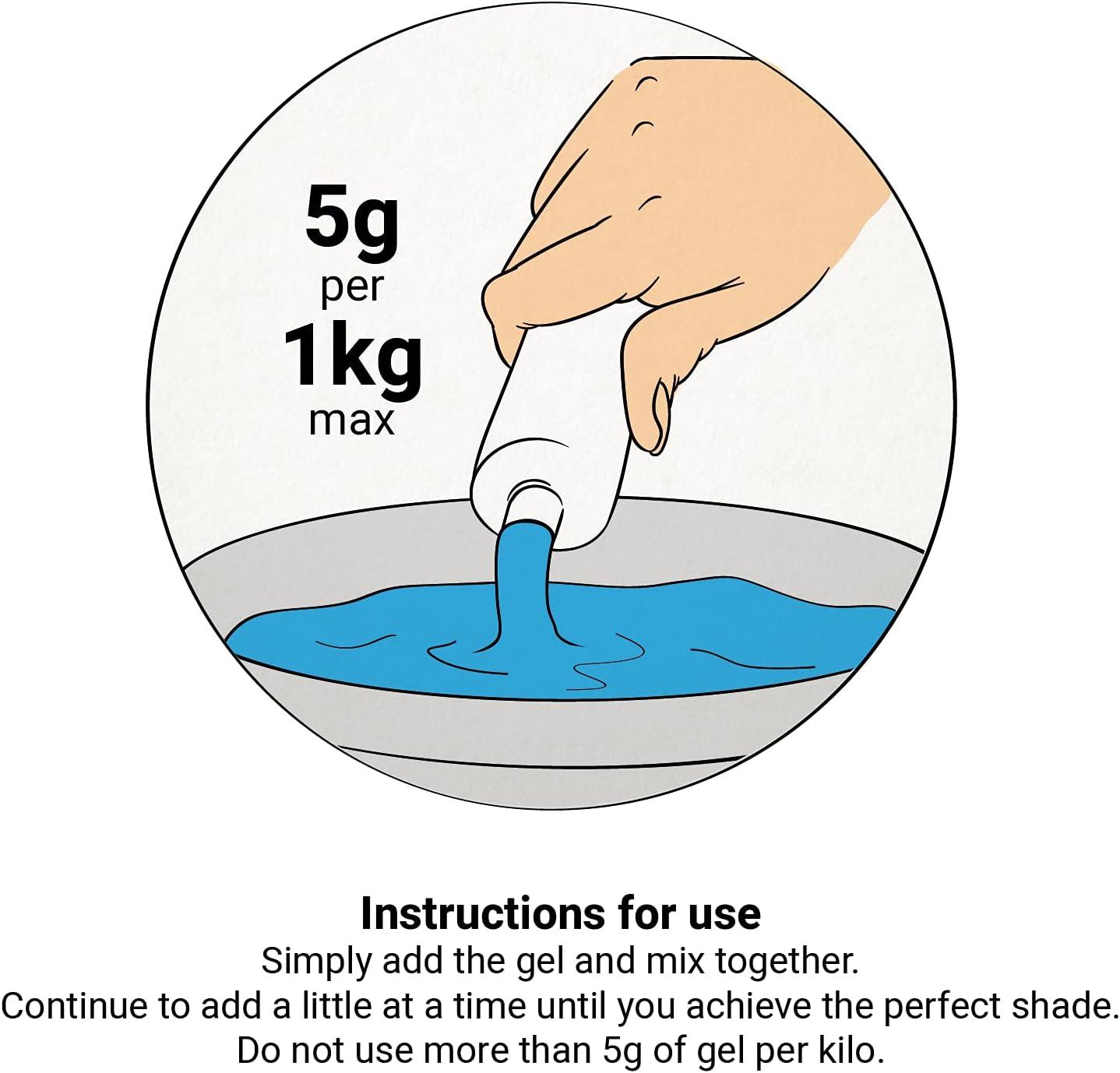 Color Splash Blue Food Coloring Gel Tube - 25g (Pack of 1) | Highly ...