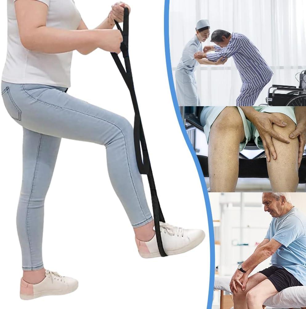 Leg Lifter Strap Foot Lifter & Hand Grip Mobility Lift Leg Raiser Aids ...