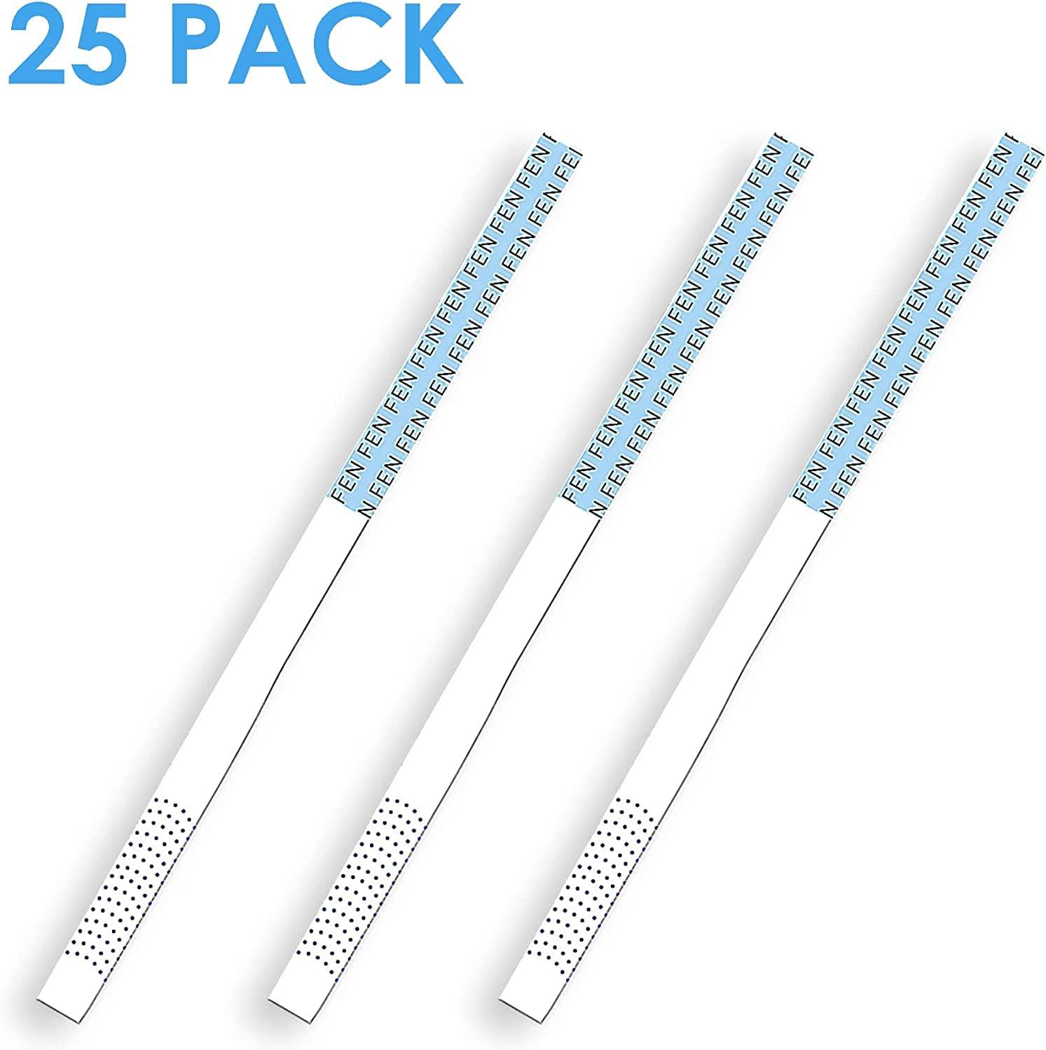 25 Pack Fentanyl Test Strips - Easy Read Rapid Results Drug Test Kit ...