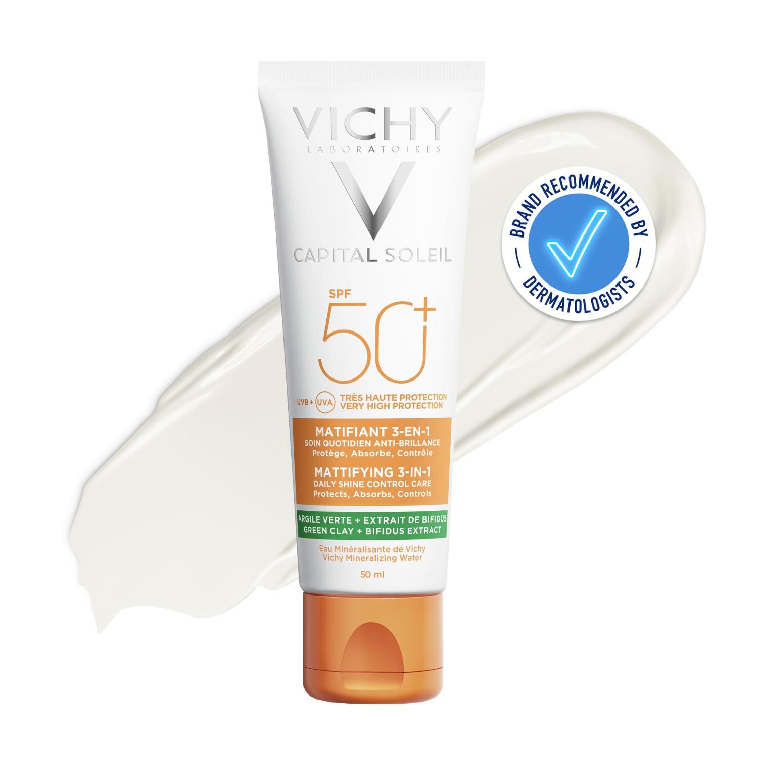 VICHY CAPITAL Soleil Matt Sun Care Cream SPF 50+ | Best Sunscreen for ...