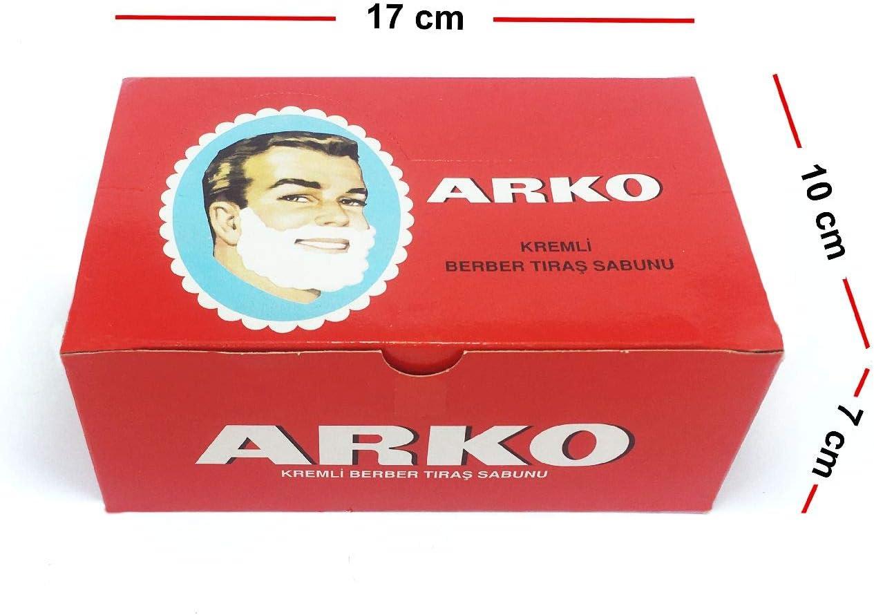 Arko EVYAP Shaving Cream Soap 900g - Pack of 12 | Long-lasting Lather ...