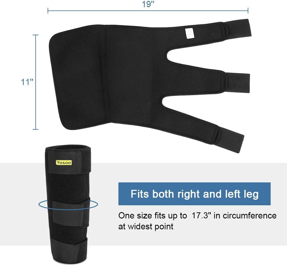 Adjustable Shin Splint & Calf Support Brace - Compression Wrap for ...