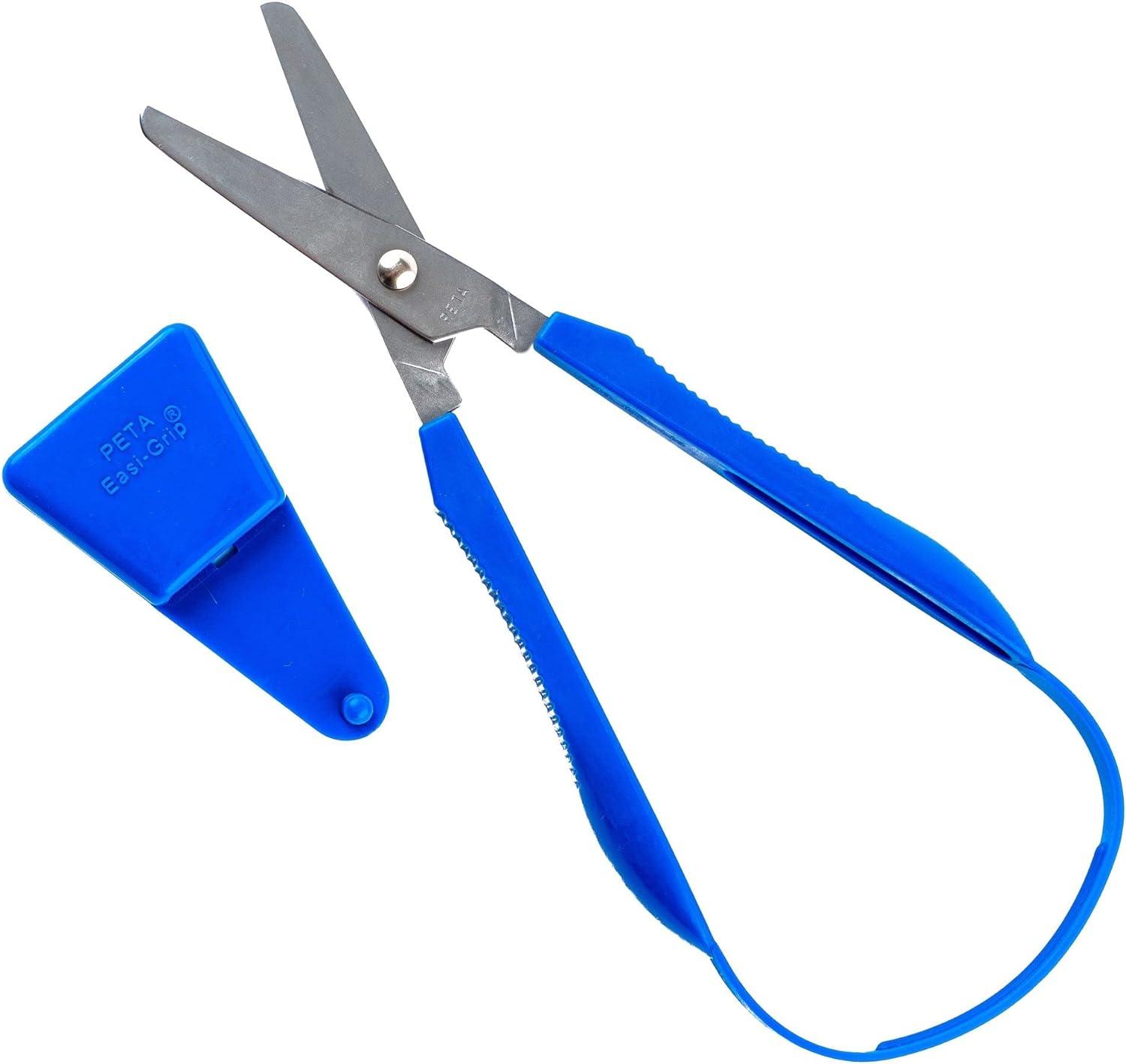 PETA Easi-Grip Scissors - Stainless Steel and Polymer Loop Handle ...