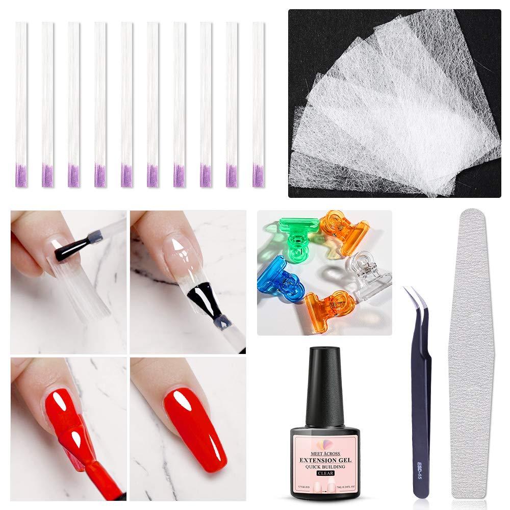 Magical Silk Fiberglass Nail Extension Kit with Building Gel - Nail ...