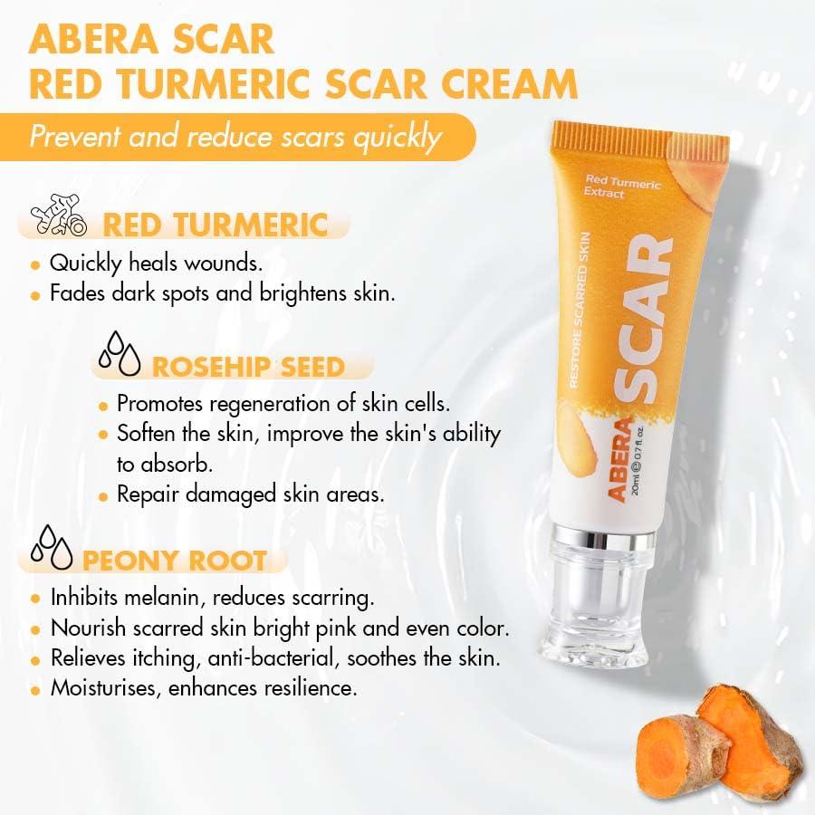 Abera Red Turmeric Scar Removal Cream - Overnight Plumping Treatment ...