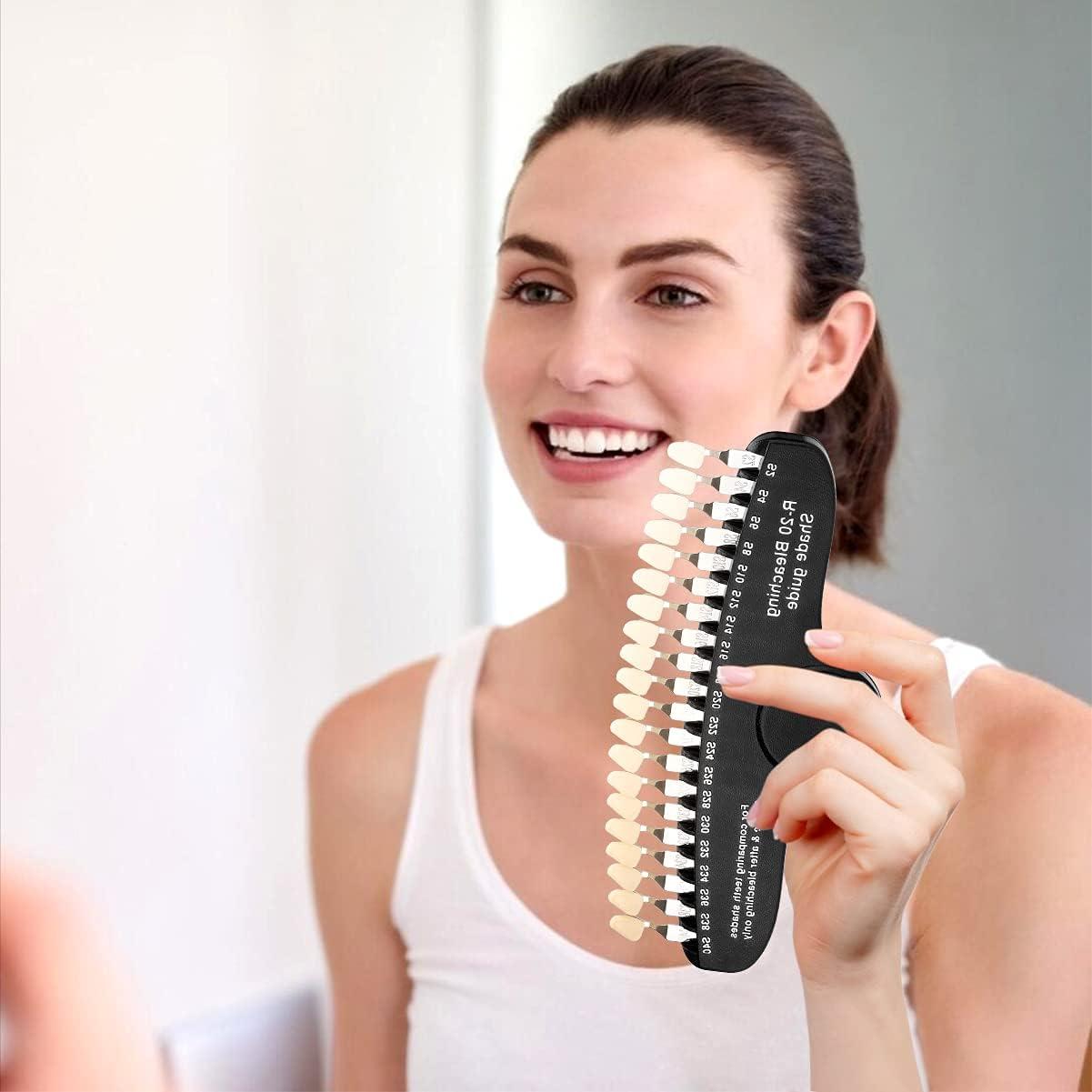 Faruijie Teeth Shade Guide - Professional 3D R-20 Color Componator for ...