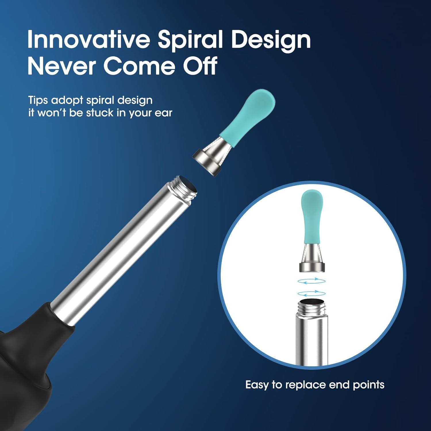 Wireless Otoscope Ear Wax Removal Tool with LED Lights - 1926P FHD WiFi ...