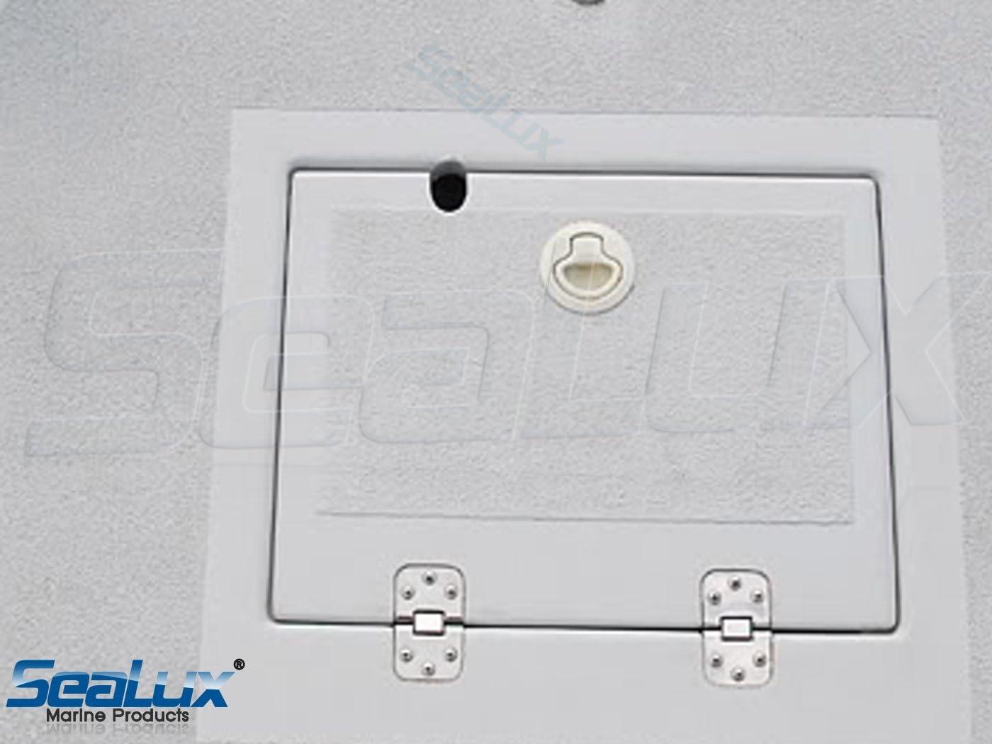 SeaLux Marine 316 Stainless Steel 180 Degree Flush Mount Hatch Hinge 2 ...