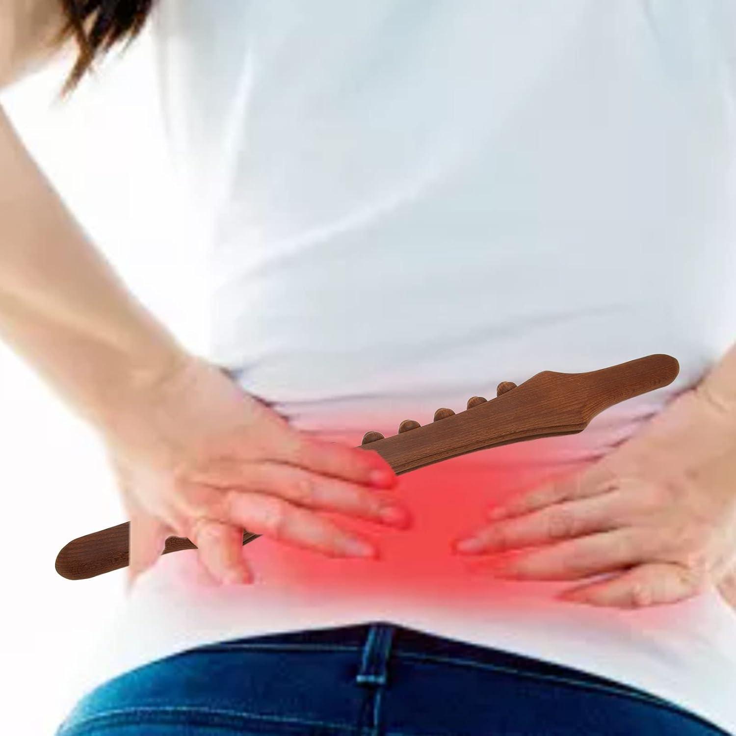 Wood Scraping Stick - Muscle Relaxation & Lymphatic Drainage Massage ...