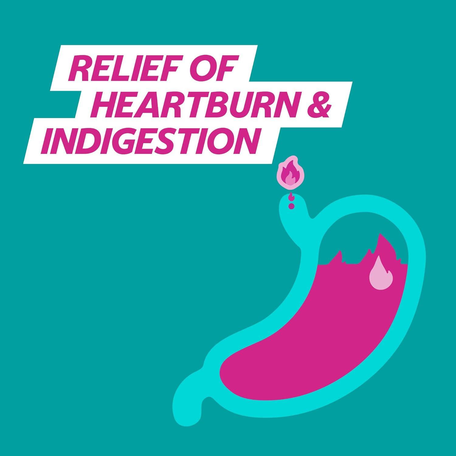 Gaviscon Double Action Heartburn and Indigestion Sachets Mint Flavour ...