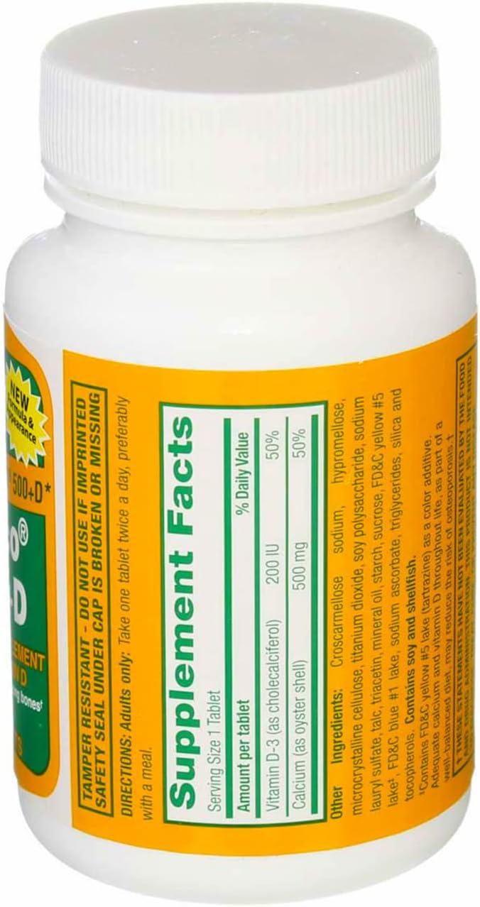 Rugby Oysco 500 + Vitamin D 60 Tabs - Bone Health Support | Buy Now with Express International ...