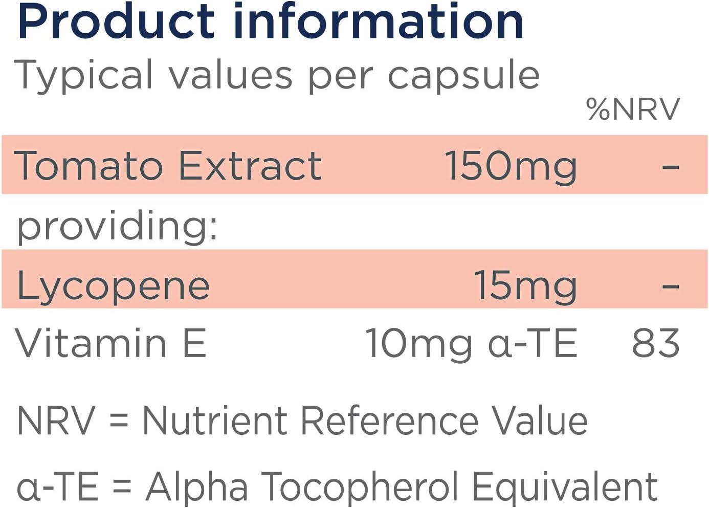 Healthspan Lycopene 15mg (60 Capsules) | Natural Source with Vitamin E ...