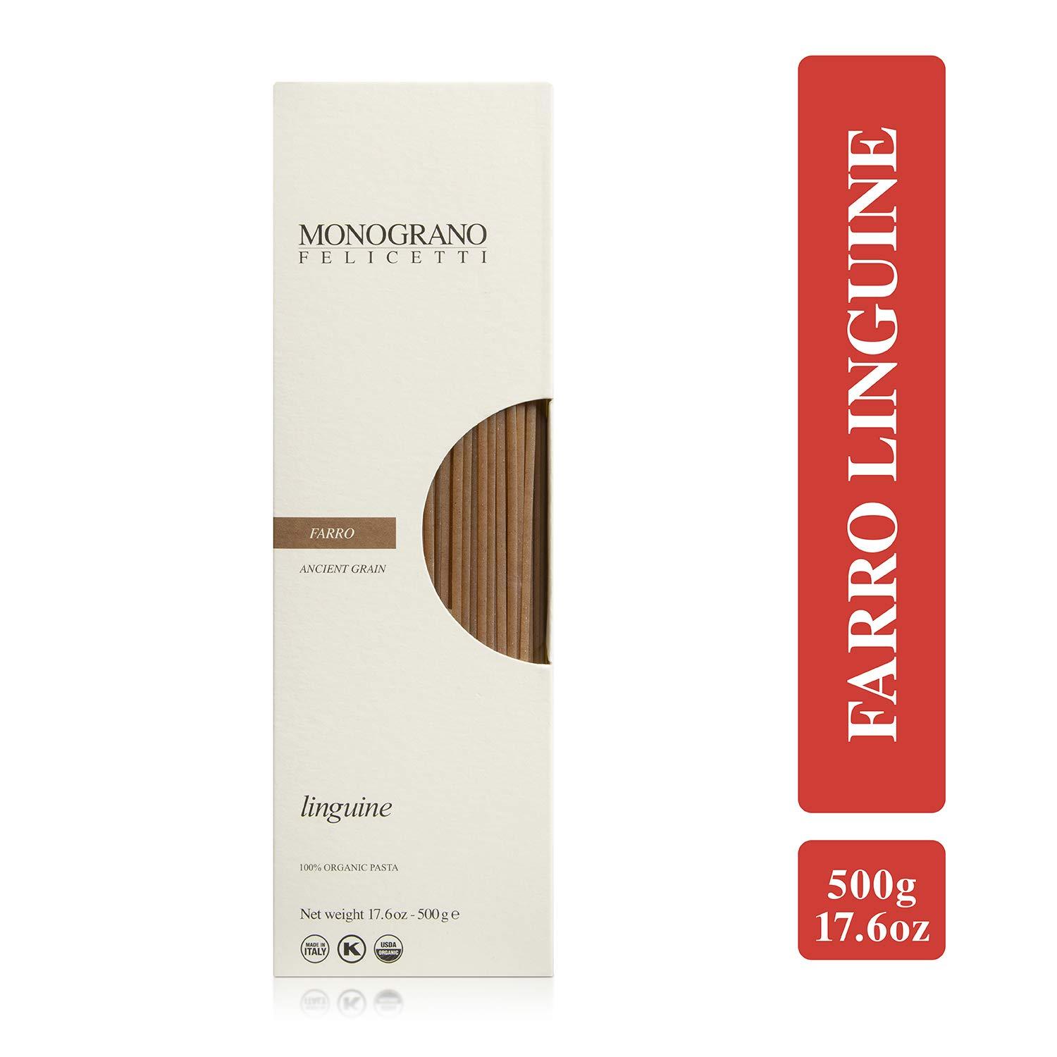Monograno Felicetti Organic Farro Linguine Pasta 1.1 lb (500g) | Buy ...