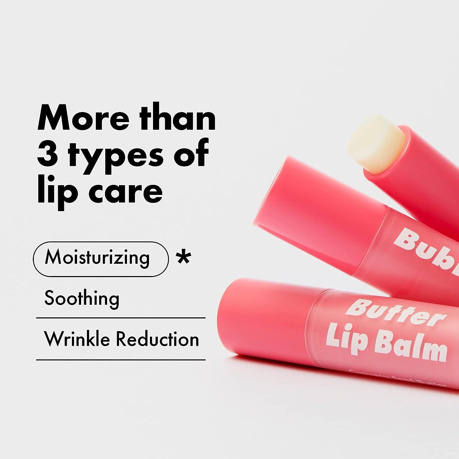 UNPA BubiBubi Vegan Lip Balm - Korean Lip Moisturizer for Dry, Cracked ...