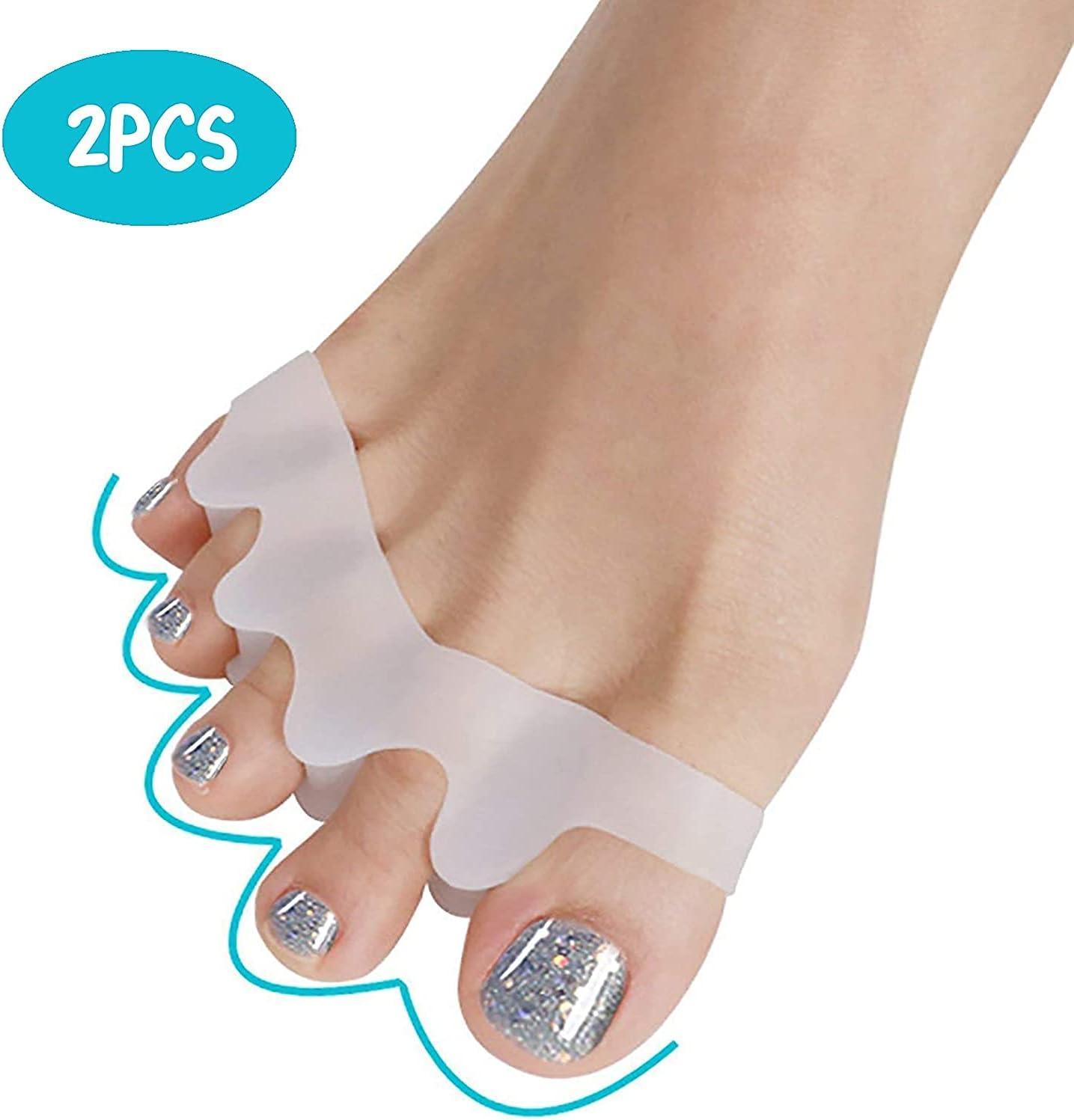 Gu Cheng Silicone Toe Stretchers and Separators - Bunion Corrector for ...