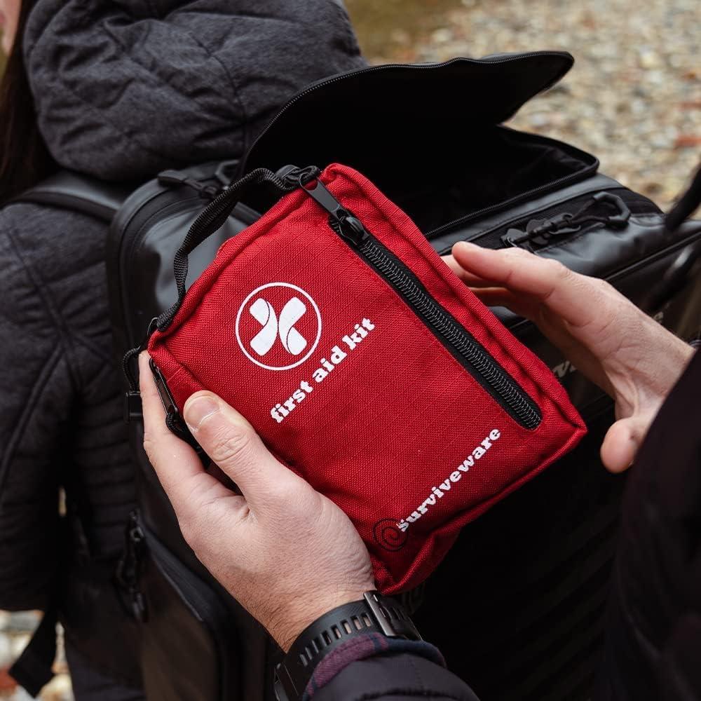 Surviveware Premium First Aid Kit - Comprehensive 100 Piece Set for ...