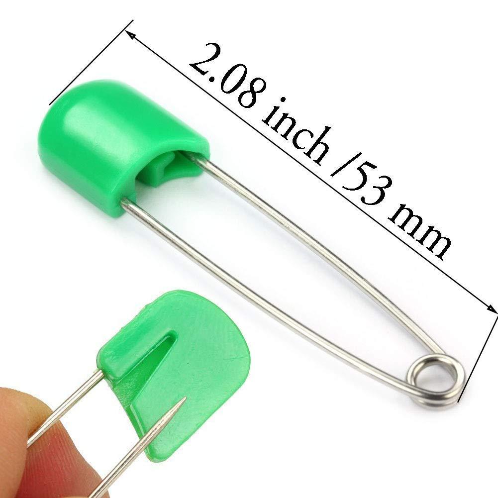 Newsfana Stainless Steel Diaper Pins Traditional Safety Pin Assorted