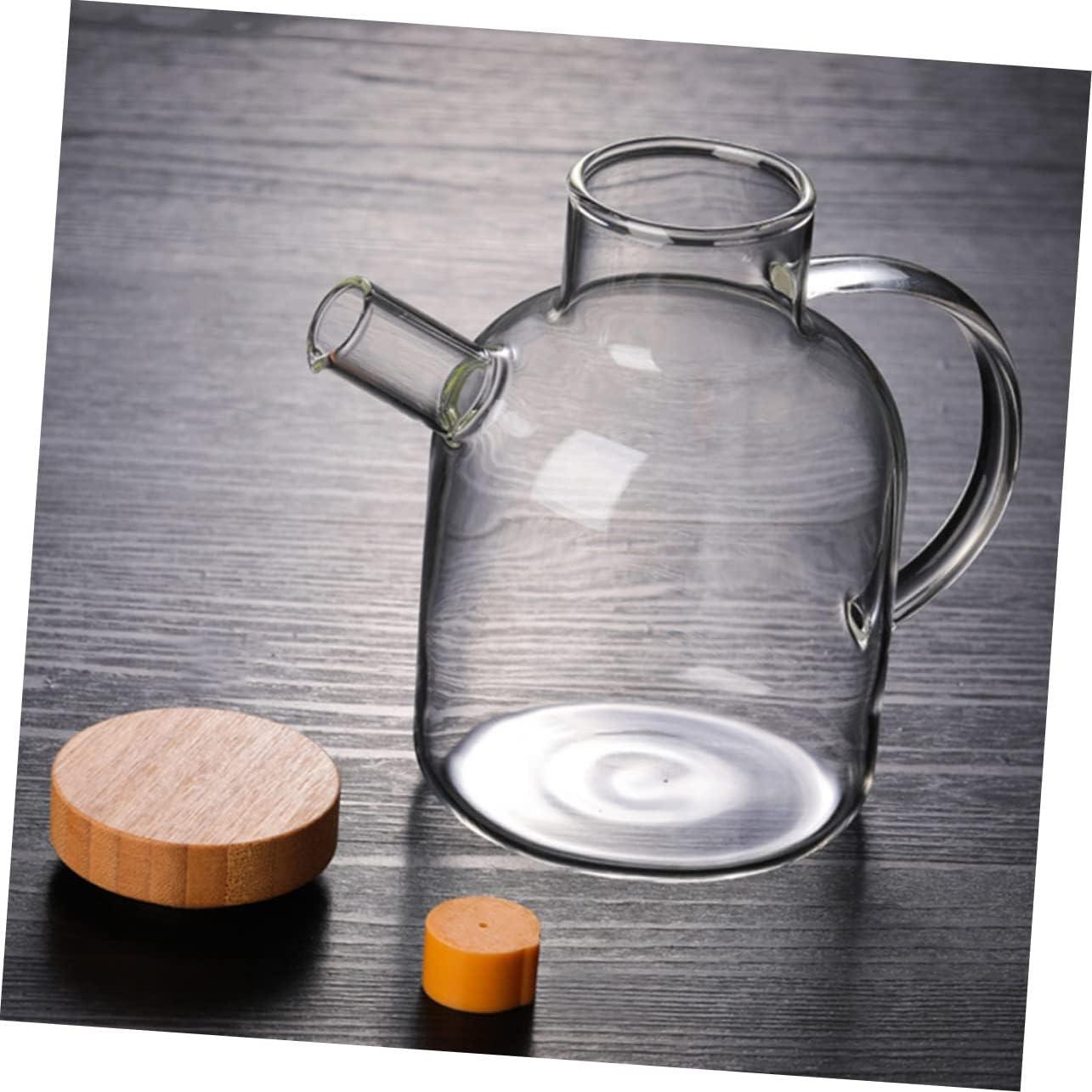 MAGICLULU Glass Container with Lid Oil Storage Can Grease Container ...