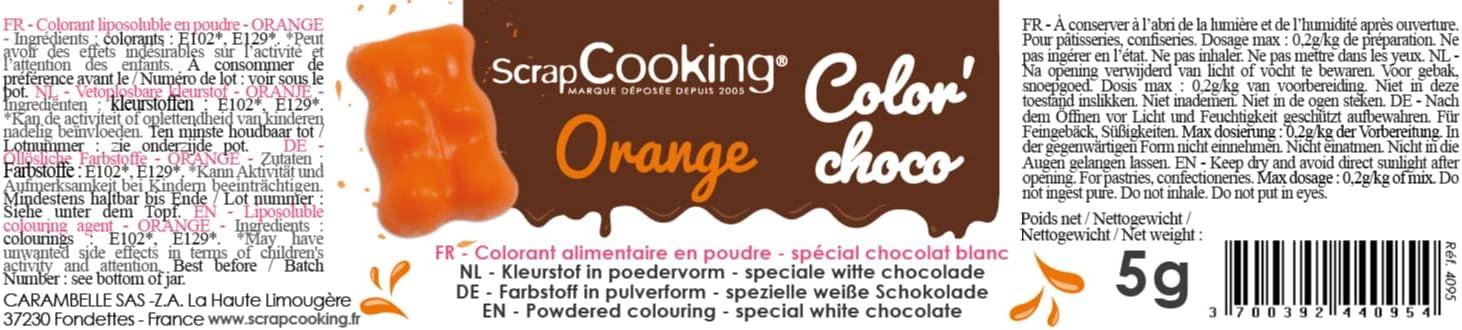 Color'choco fat-soluble Food coloring 5 g - Orange | Buy Now with ...