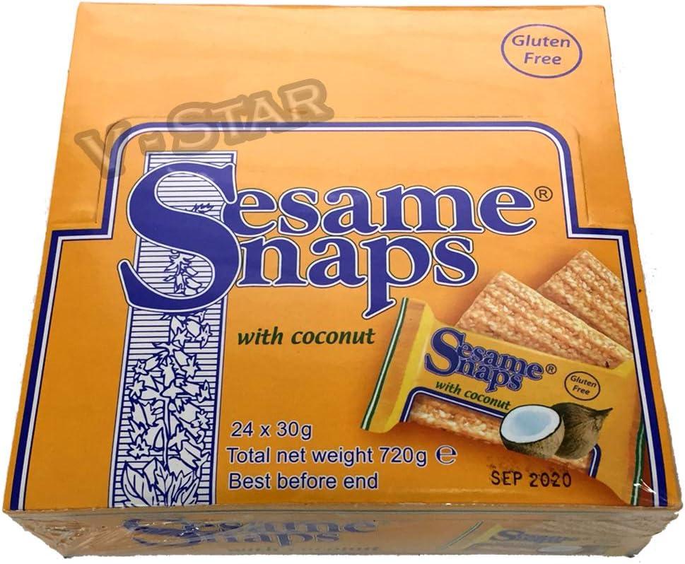 SESAME SNAPS WITH COCONUT | Buy Now with Express International Delivery ...