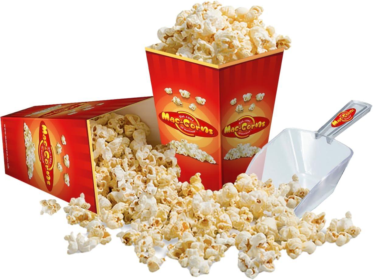 The Popcorn Chef Movie Mega Bucket 550g Sweet Popcorn Includes 12 Popcorn Tubs and Scoop Mac ...
