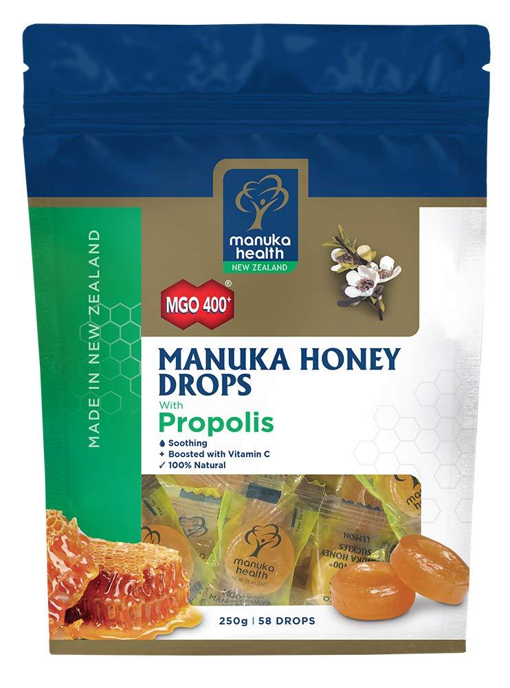 Manuka Health Manuka Honey Drops Propolis Pouch 55 Lozenges 250g | Buy ...