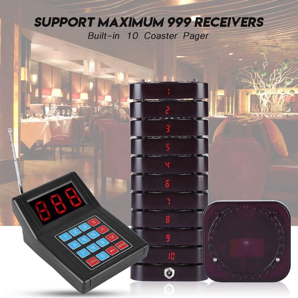 ASHATA Restaurant Paging System - Wireless Call Coaster Pagers - Guest ...
