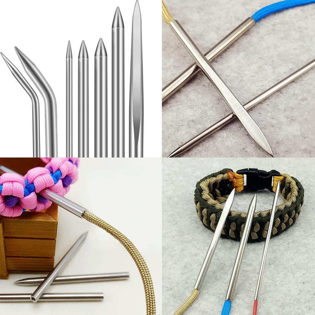 BUYGOO 14Pcs Paracord Stitching Set: Stainless Steel Needles & Tools ...