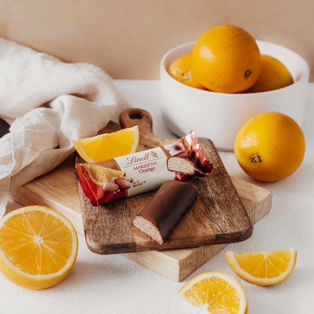 Lindt Chocolate Orange Marzipan Bar - 25 x 50g | Pure Orange Marzipan ...