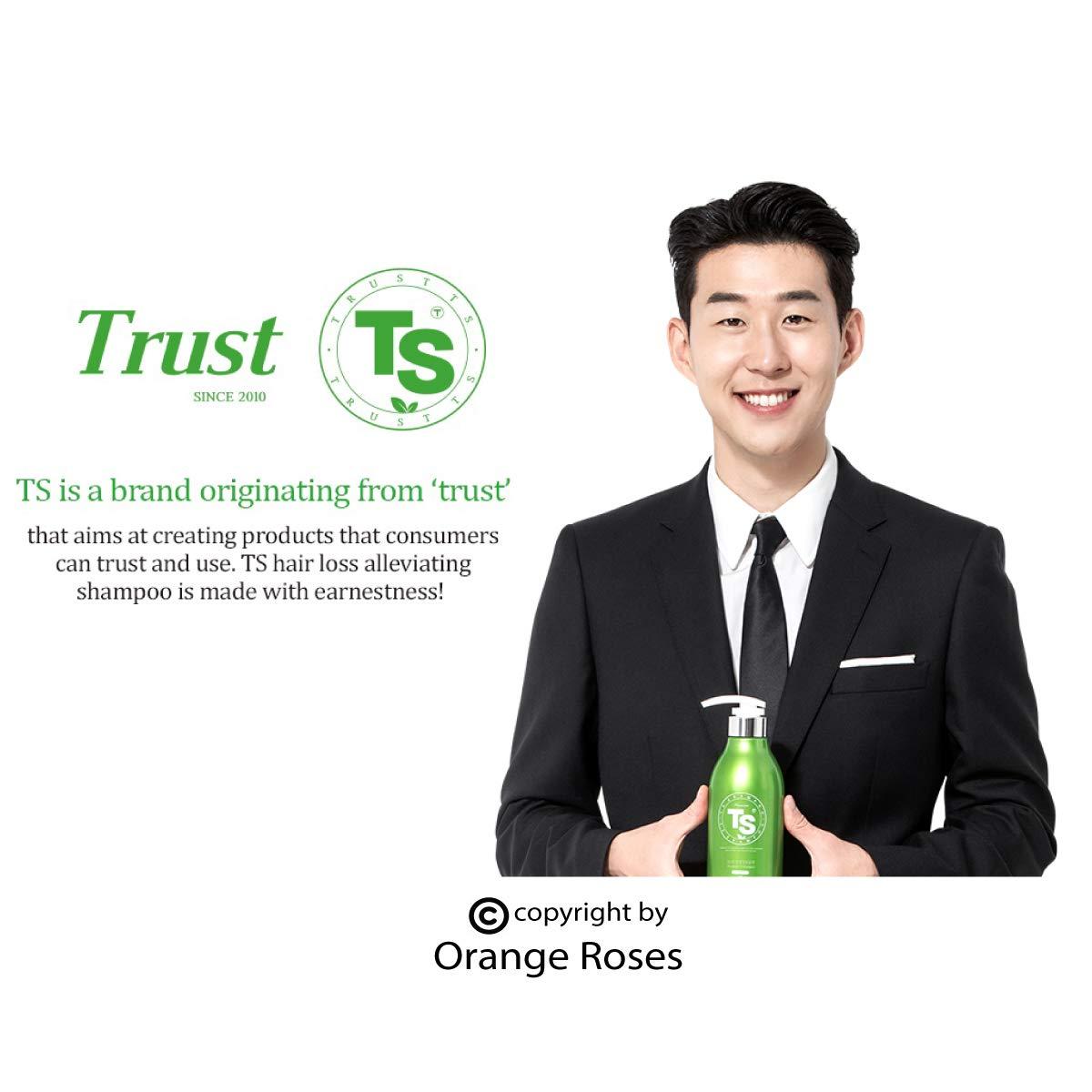 Premium TS Hair Loss Prevention Shampoo 500ml + 100ml - Made in Korea by TS Shampoo | Includes 2 ...