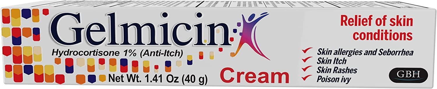 Gelmicin Cream 40g for Skin Allergies, Itch, Rashes, Poison Ivy | Buy ...