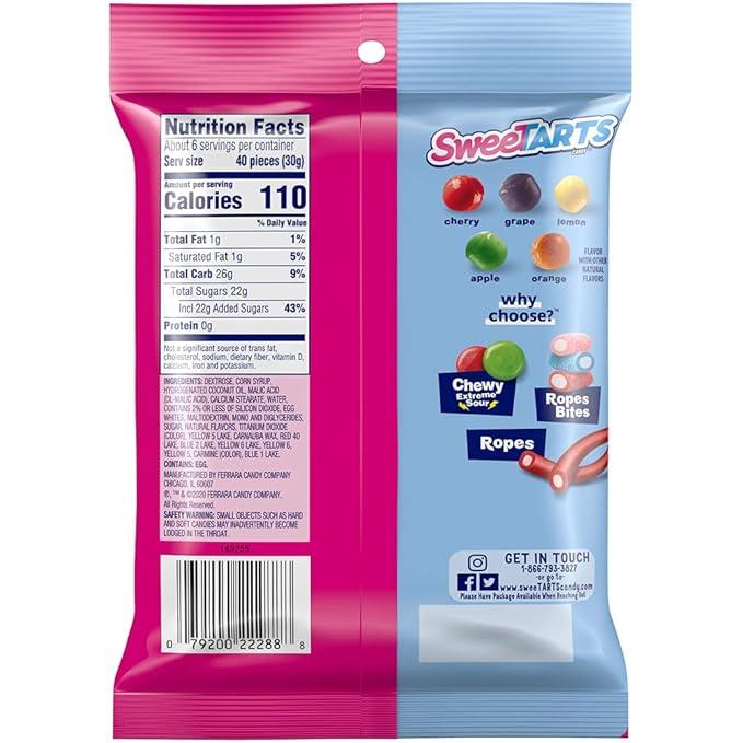 SweeTARTS Mini Chewy Candy, 6 Ounce, Pack of 12 | Buy Now with Express ...