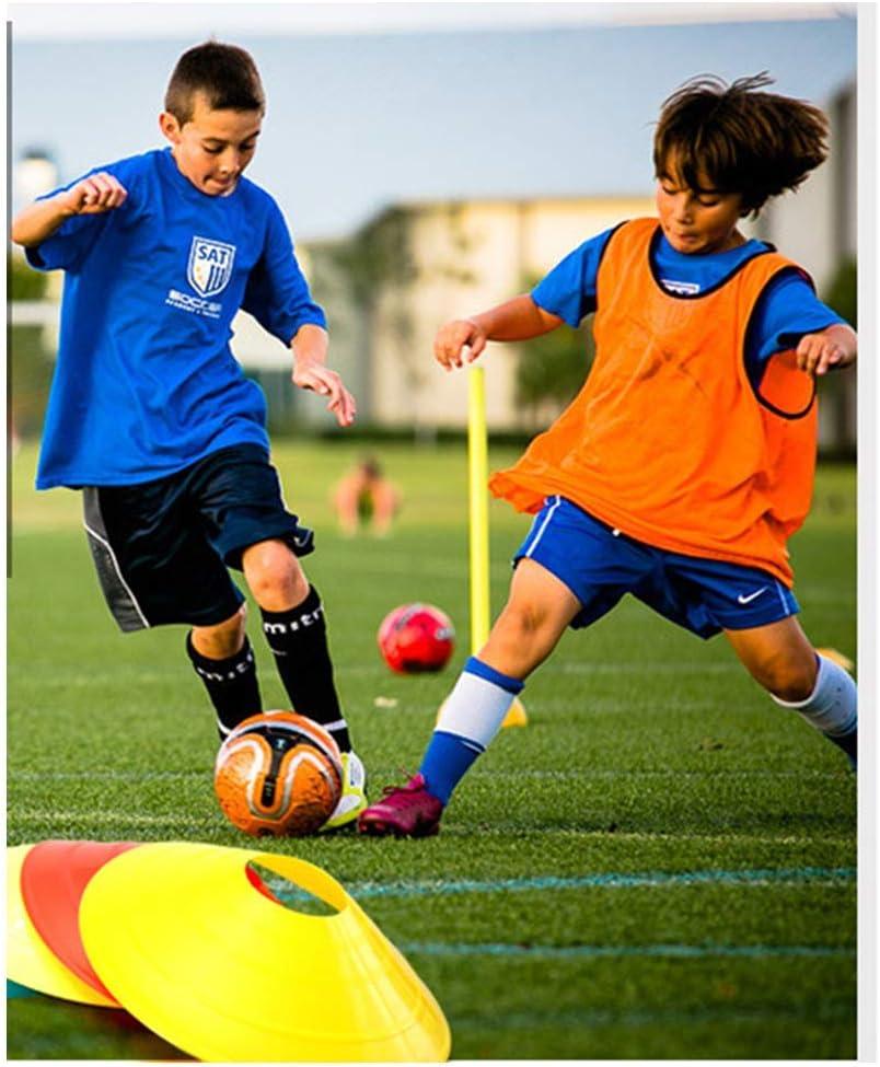 ANSLYQA Set of 50 Soccer Cones with Carry Bag - Agility Training Discs ...