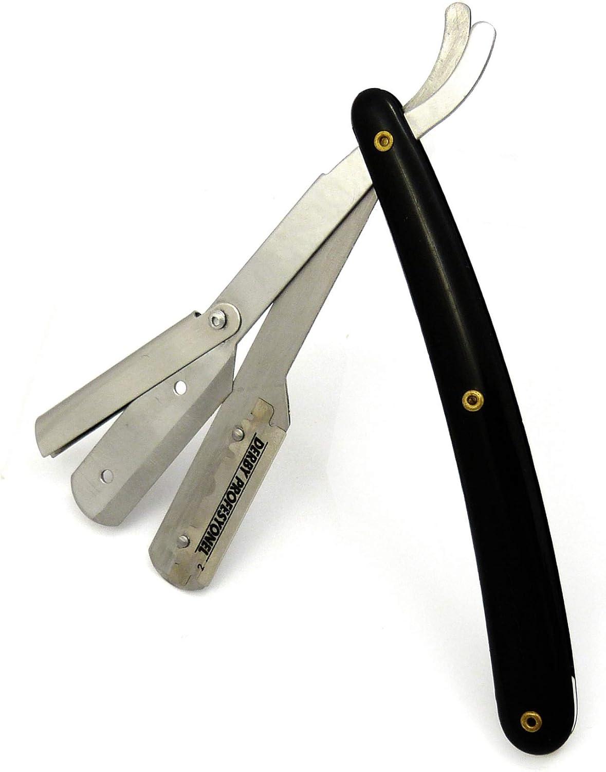 Premium Shaving Set: Interchangeable Blade Knife Razor with 100 ...