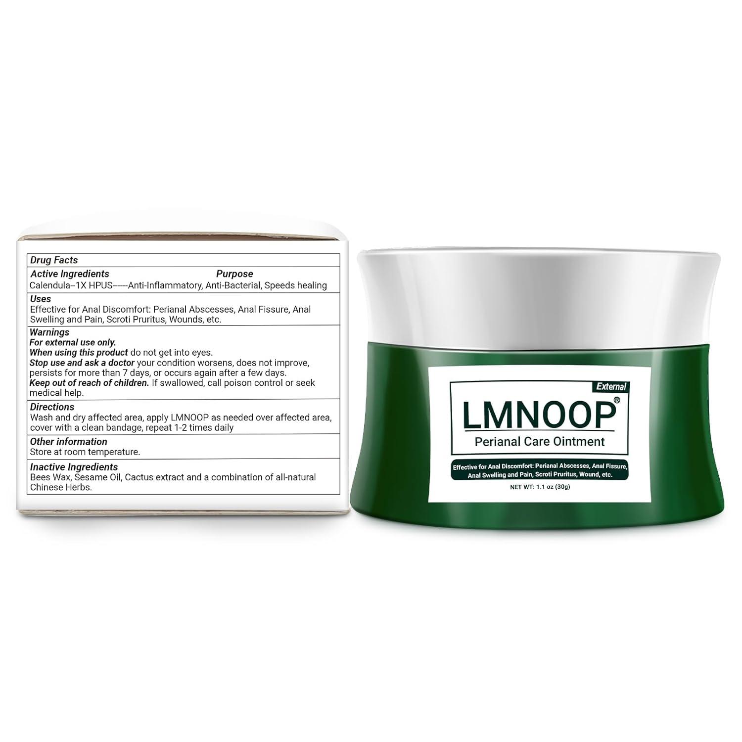 LMNOOP Perianal Care Cream - Fast Healing Treatment for Anus Fissure ...