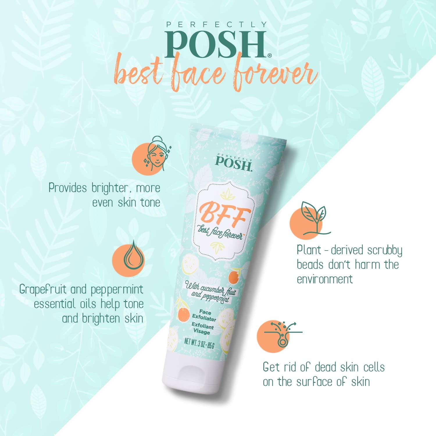 Perfectly Posh Exfoliating Face Wash 3 fl. oz with Pink Grapefruit ...
