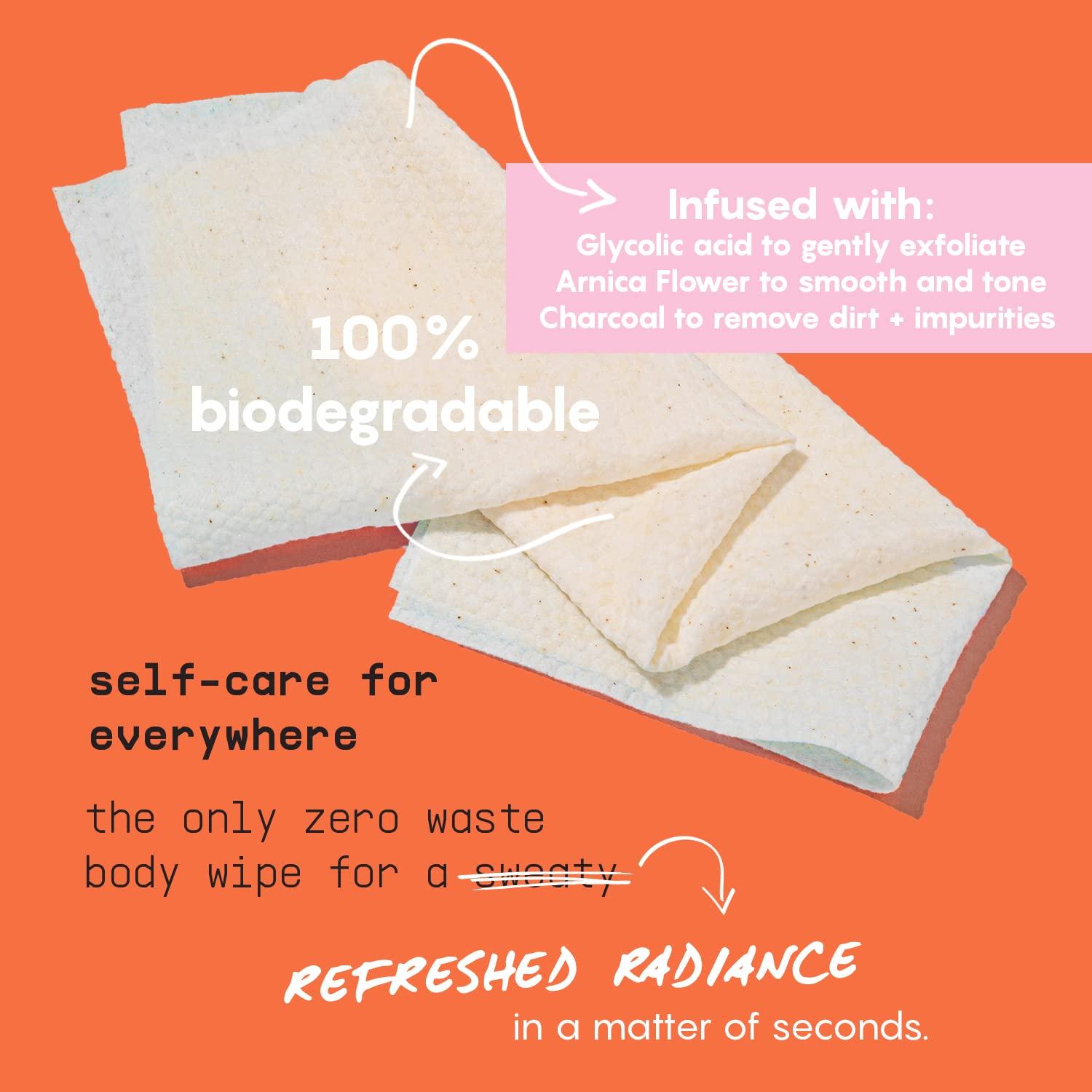 Refresh Line Body Wipes for Women - Fresh Citrus Scent, No Rinse ...