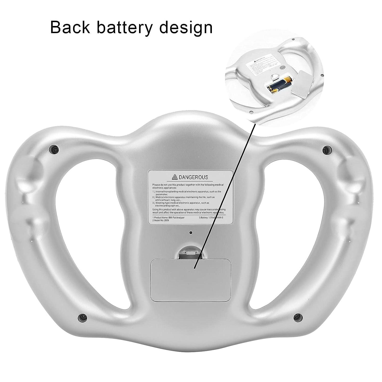 Handheld Body Fat Analyzer | BMI Meter & Weight Scale for Home, Salon ...