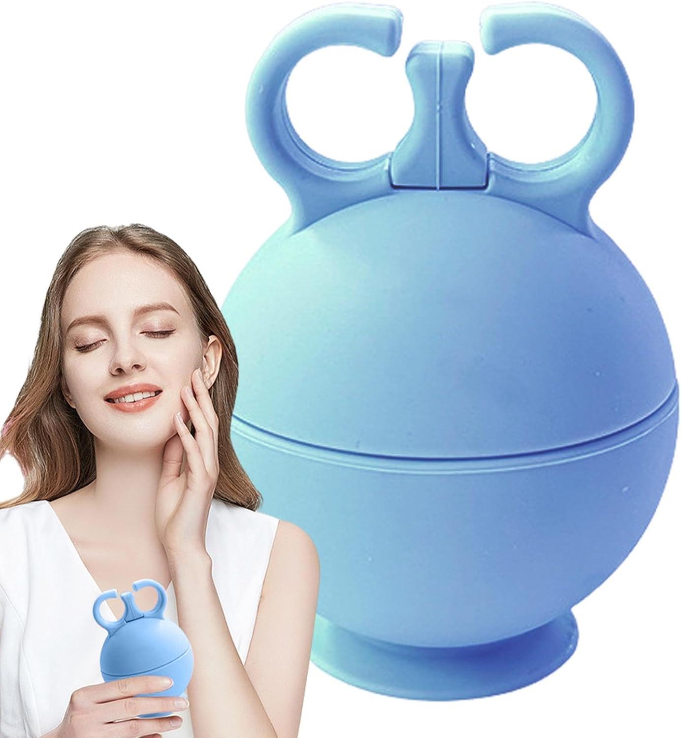 Buy Reusable Ice Face Shape Scooter | Round Ice Holder for Cool Facial ...