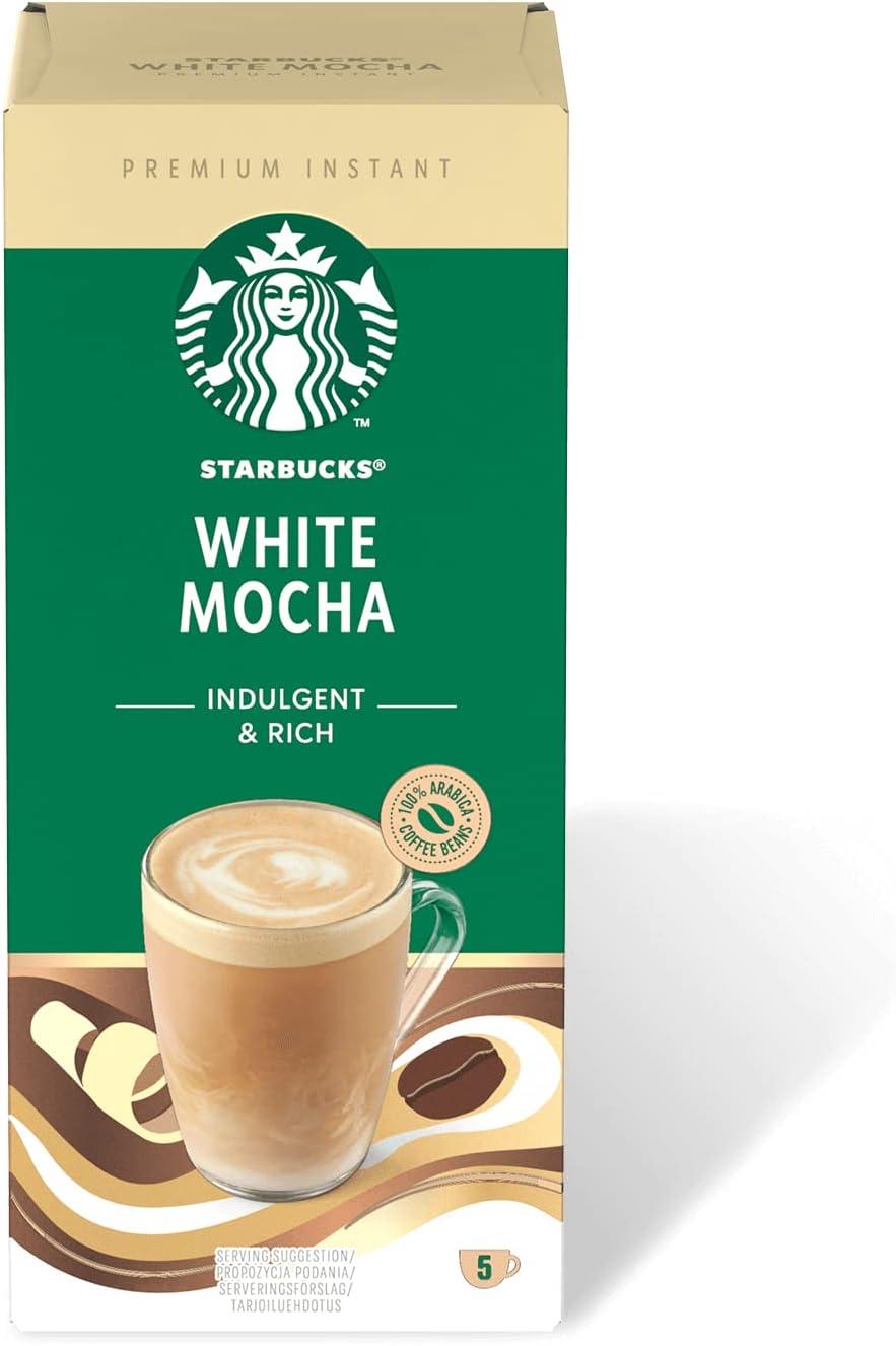 Starbucks White Mocha Premium Instant Coffee 5 Sachets (Pack of 6 Total ...