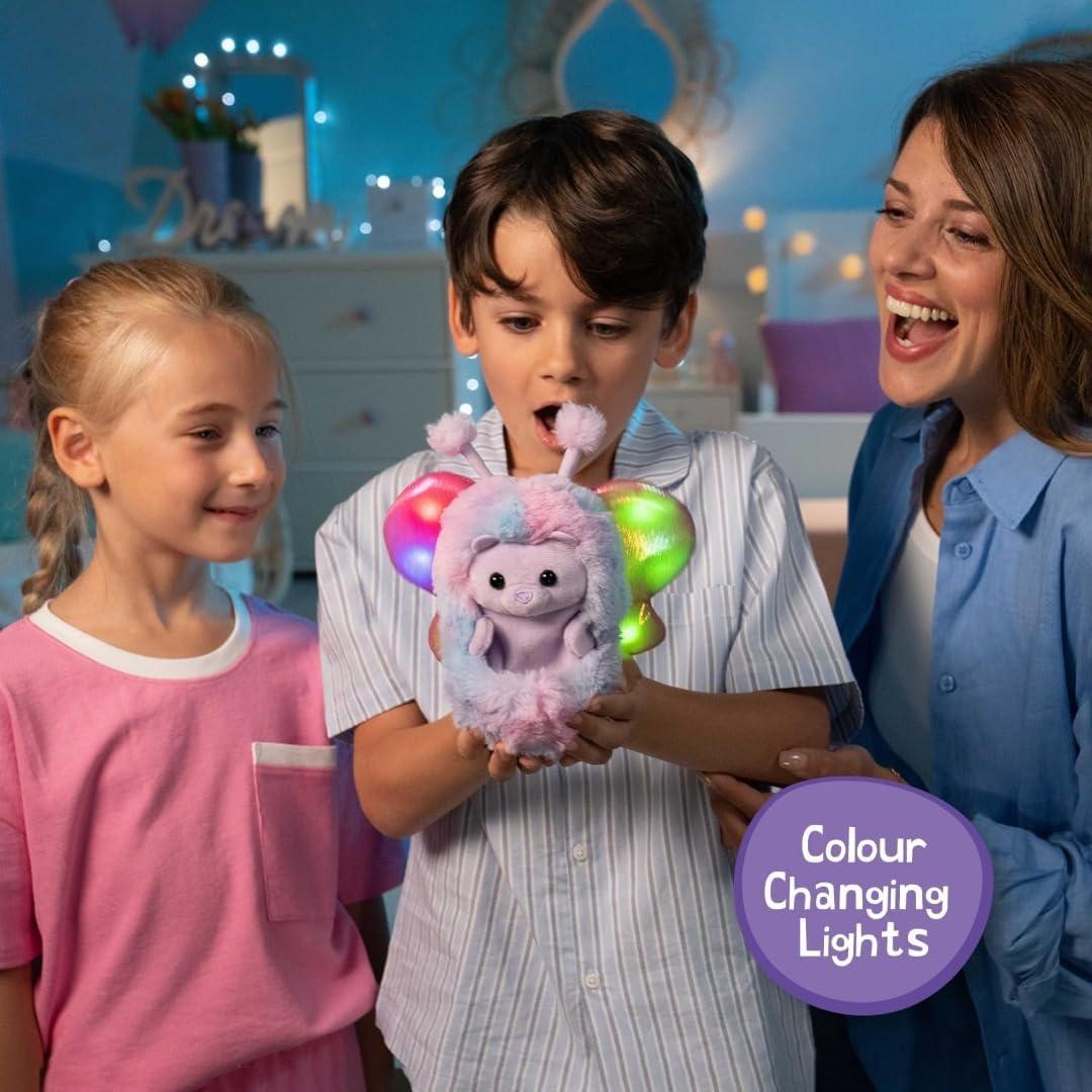 Curlimals Flutter Wonders Bella Bear: Interactive Plush Butterfly with ...