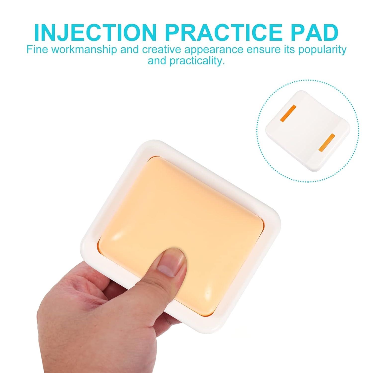 Baluue 3 PCS Intramuscular Injection Training Pad Set - Silicone Human ...
