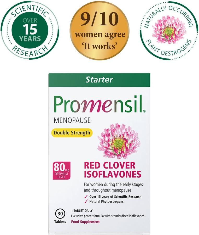 Promensil Red Clover Double Strength 30 Tablets - Natural Menopause ...