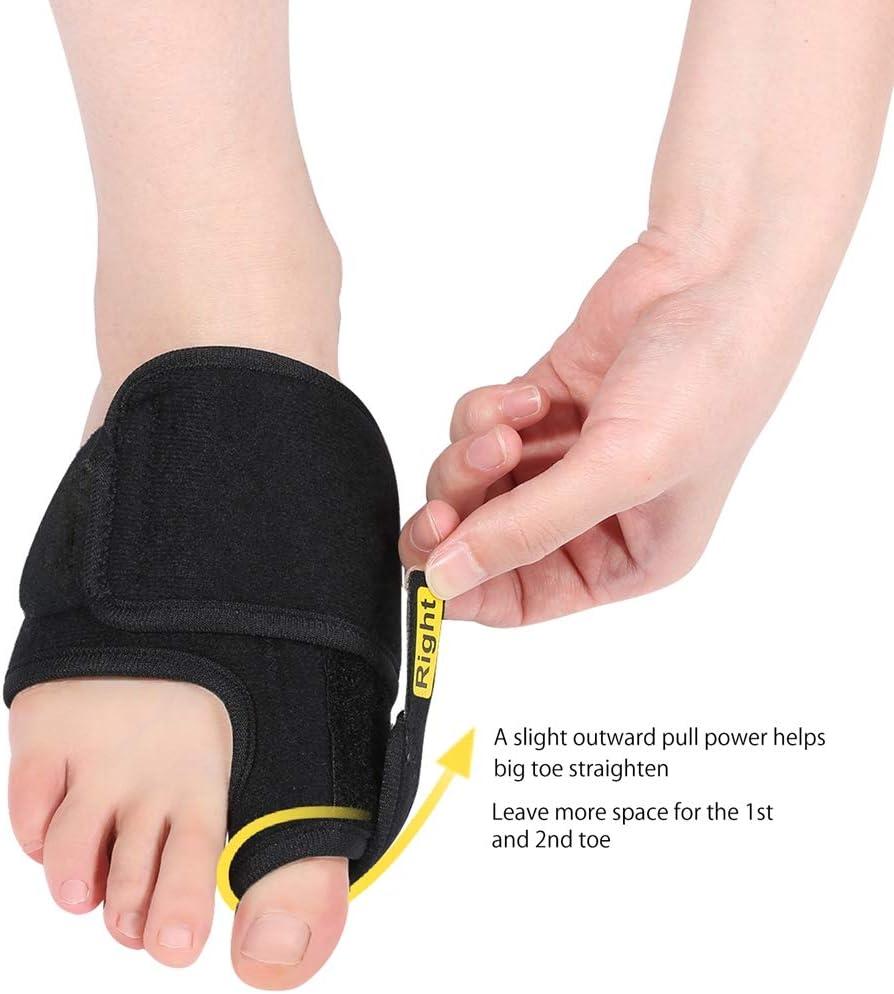 Bunion Corrector - Big Toe Splint Brace & Nighttime Toe Separator for ...